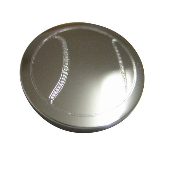 Kiola Designs | Other | Silver Toned Etched Round Tennis Ball Magnet ...